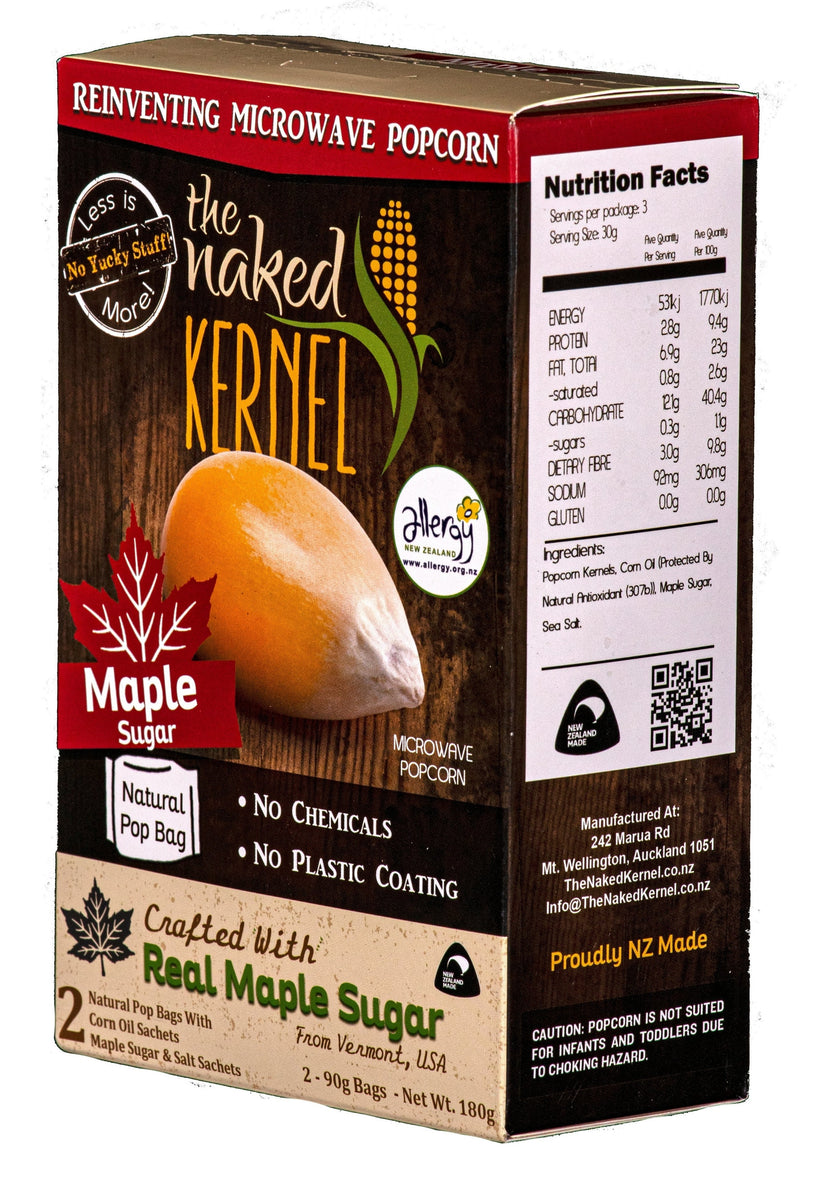 [Bulk Buy] Microwave Popcorn Maple Sugar 24 / 2pk – New Zealand Kettle Korn